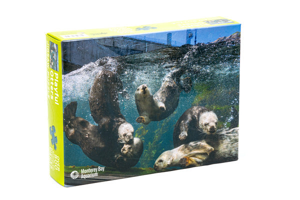 Playful otters puzzle | Monterey Bay Aquarium Store