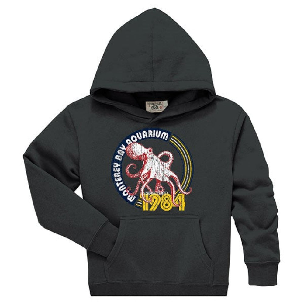 Youth octopus 1984 hooded sweatshirt | Monterey Bay Aquarium Store